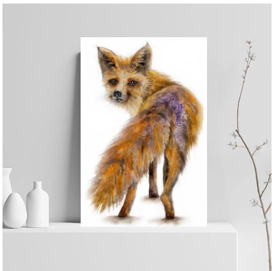 Fox Watercolour Print | Tracy Hughes - Artist